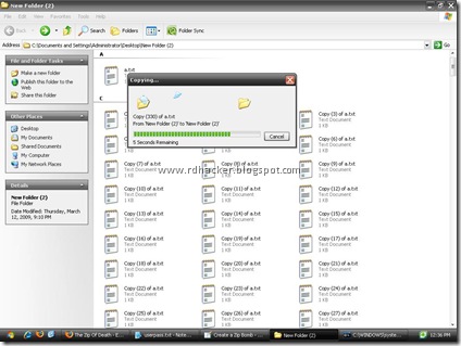 Create a Zip Bomb - Zip of Death - Pro Hack